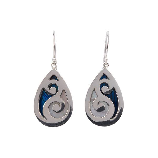 TEARDROP KORU - BLUE – Filthy Gorgeous Accessories